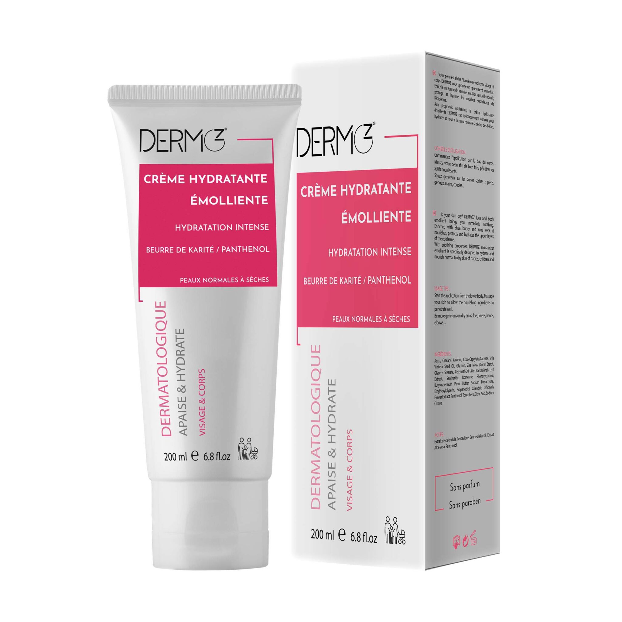 CRÈME HYDRATANTE EMOLLIENTE - Dermozcosmetic